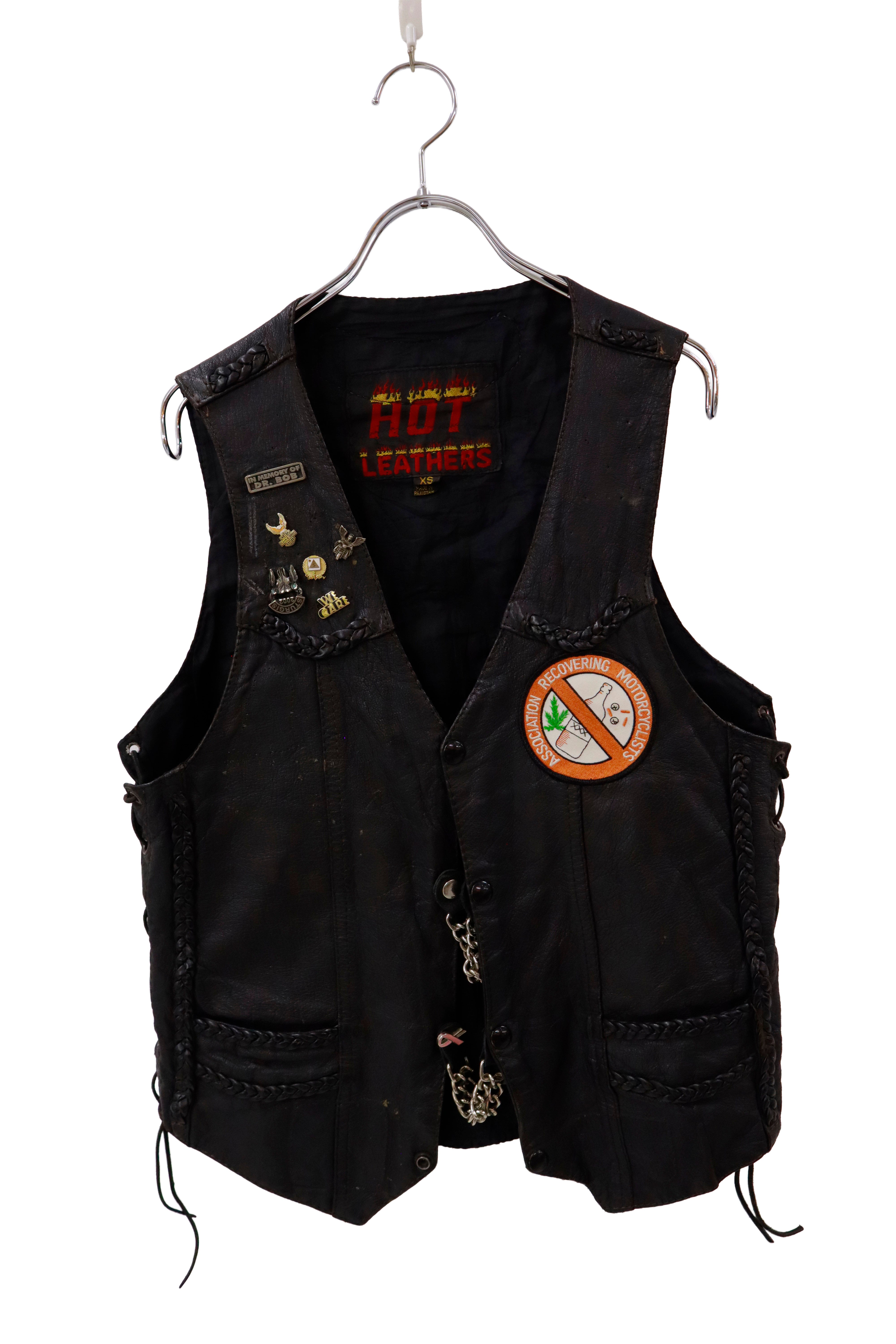 80's custom leather vest/NV-[2511-006] – darwin plan